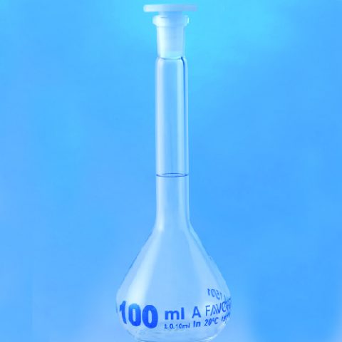 Volumetric Flasks – Class A, Blue graduation with Glass stopper | VNK ...